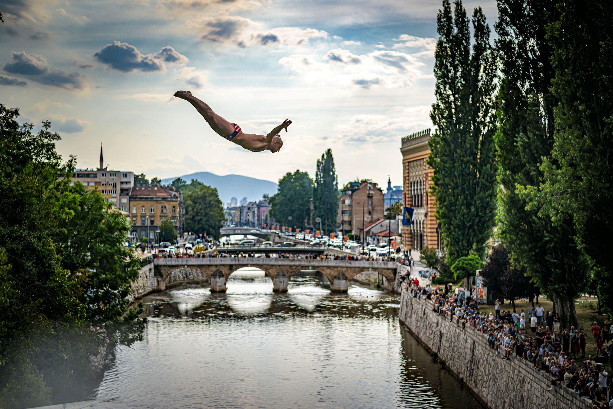 U Sarajevu održan “Bentbaša Cliff Diving", Evald Krnić iz Crne Gore ...
